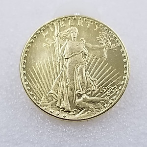 Kocreat Copy 1933 Double Eagle Liberty Gold Coin Twenty Dollars-Replica USA Souvenir Coin Lucky Coin Morgan Dollar Collection, Silver