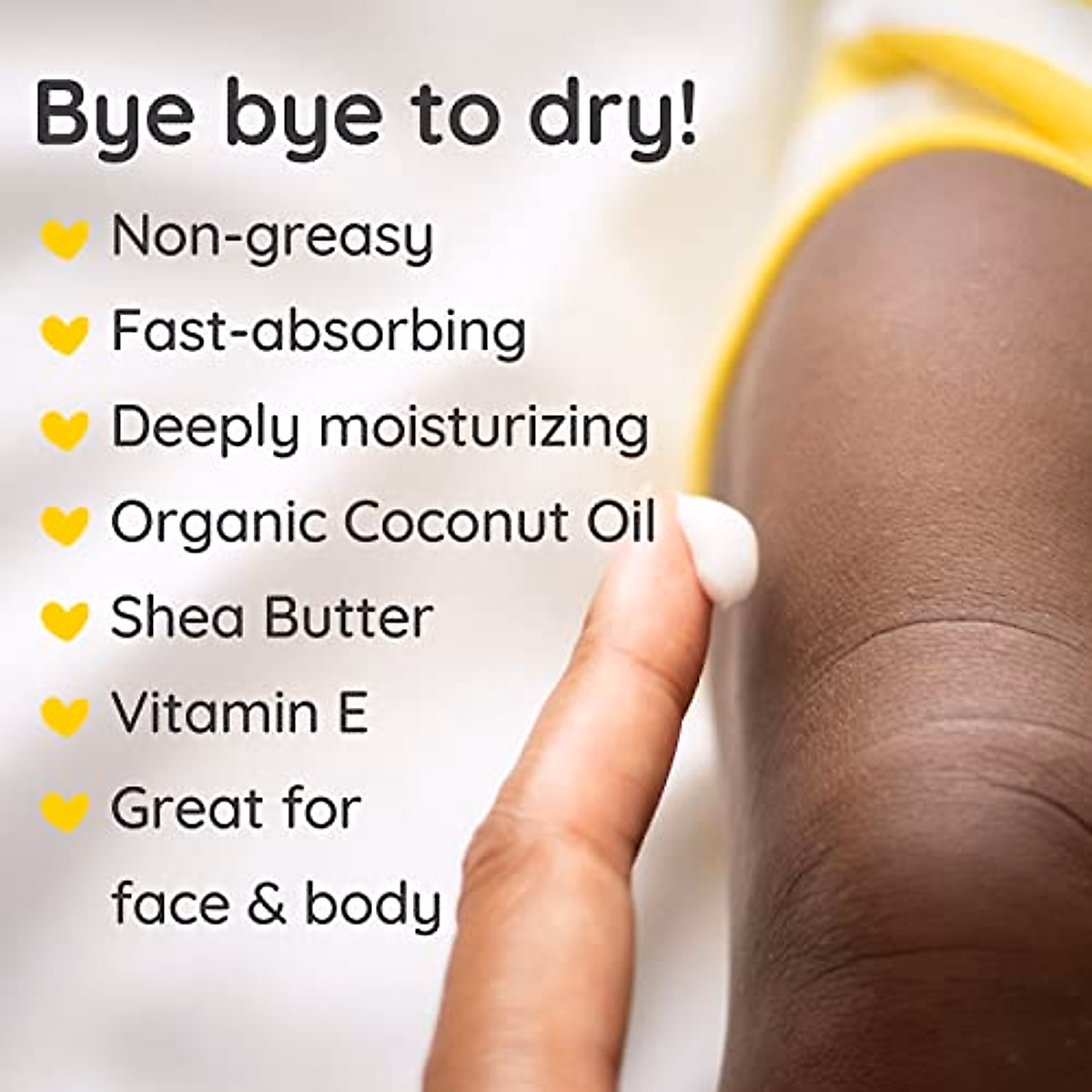 Bubbsi Whipped Coconut Oil Baby Lotion for Eczema, Dry Skin, Baby Acne, KP | Organic Coconut Oil, Shea Butter, Vitamin E | Light, Natural Scent | EU Compliant, Vegan (Refillable, 8oz)