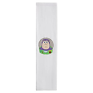 Disney Toy Story It's Play Time White, Green, and Purple, Buzz Lightyear Shaped Toddler Blanket