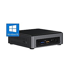 Intel NUC 7 Enthusiast, A Mini PC with Windows 10, Intel Core i7, 512GB NVMe Intel 600p SSD, 16GB RAM, Gunmetal (BOXNUC7I7BNKQ)