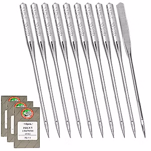 STARVAST 30 Pcs Embroidery Sewing Machine Needles Size 75/11 130/705H HAx1 Sewing Needles for Brother Sewing Machine (3 Pack of 10 Needles)
