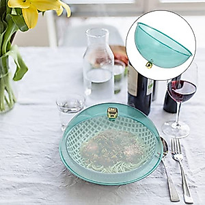 BESTonZON 1pc for Fruit Cloche Cuake Lid Home Household Umbrella Basting Restaurant Insulation Melting Microwave from Pan Oven Cheese Accessories to Convenient Plastic Clear Tent Outdoor
