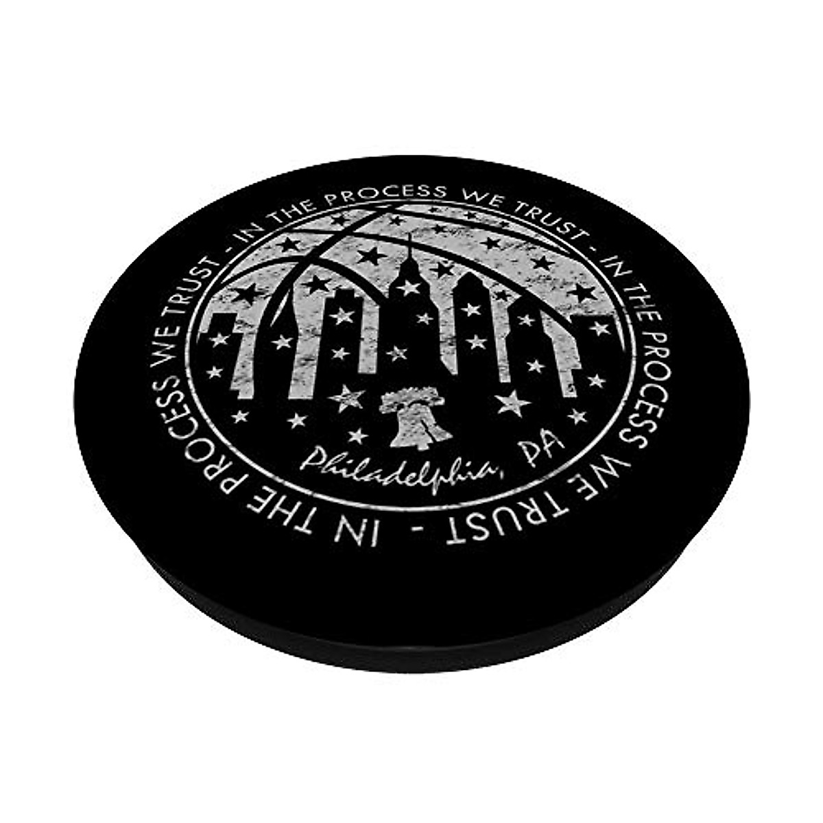 PHI Trust the Process Trusted Philadelphia Basketball Philly PopSockets PopGrip: Swappable Grip for Phones & Tablets