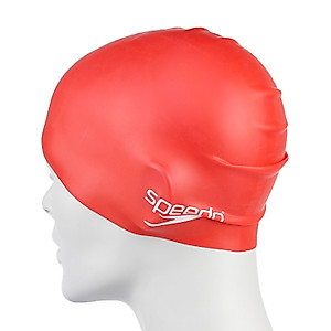 Speedo Plain Moulded Silicone Swim Cap for Juniors