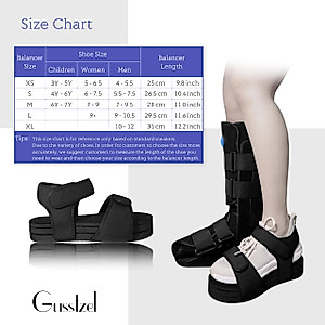 GUSSTZEL Professional Shoe Lift for Uneven Legs, Shoe balancer, Shoe Leveler for Walking Boot, Even Up for Men & Women, Women 6-7.5, Men 5.5-7.5