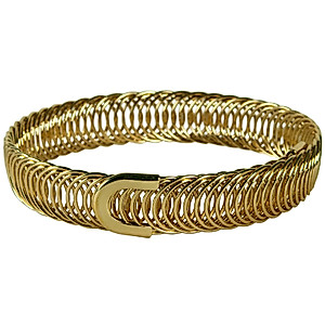 Kenneth Jay Lane-GOLD CHOKER-VERY FLEXIBLE