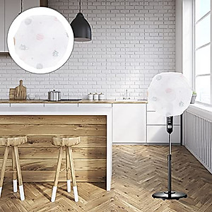 TOPBATHY Fan Dust Cover Washable Electric Fan Cover Plant Pattern for Pedestal Fan Floor Fan Table Fan Wall Fan Decoration