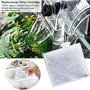 hodahuku Filter Cartridges for Aqueon QuietFlow Medium Aquariums Replacement Fish Tank Filter Cartridges (15 Pack)