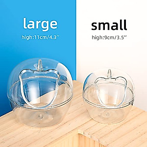 small pet Hamster Sand Bath Container, Transparent Plastic Toilet with Sand Scoop Set, Bath tub Bathroom Special Animals Cage Accessories