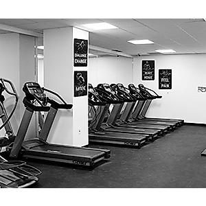 𝐆𝐲𝐦 𝐏𝐨𝐬𝐭𝐞𝐫𝐬 for Home Gym Decor - 4 Set Of 11x17", Motivational Posters for Gym, Workout Posters for Home Gym, Motivational Poster, Fitness Posters, Workout Room Decor, Inspirational Posters, Gym Wall Art