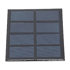 Portable Solar Panel, 0.9W 2V High Efficiency Safety Protection Solar Panel for Advertising Light for Traffic Light