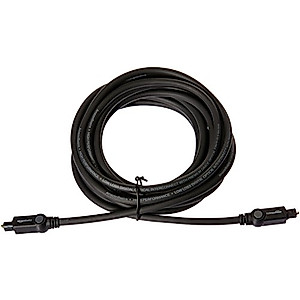 Amazon Basics CL3 Rated Optical Audio Digital Toslink Cable - 15 Feet