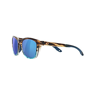Costa Del Mar Woman Sunglasses Wahoo Frame, Blue Mirror Lenses, 54MM