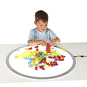 TickiT 9247 Translucent Hollow Pattern Blocks (Pack of 180)