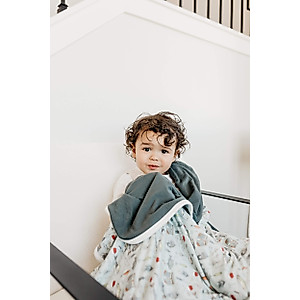 Copper Pearl Three-Layer Baby Blanket: Soft Baby Quilts for Boys and Girls | Breathable, Cozy, Toddler Blanket | Baby Quilt for Newborns | 46x46 Premium Polyester/Rayon | Trout