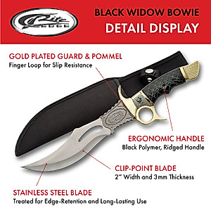 Szco Supplies14” Black Widow Bowie Knife