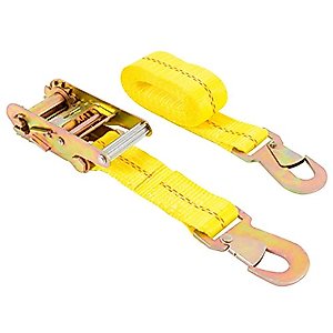 Keeper – 2” x 8’ Heavy Duty Auto Tie-Down with Snap Hooks - 2,000 lbs. Working Load Limit and 6,000 lbs. Break Strength
