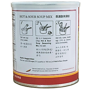 Harvest 2000 Hot and Sour Soup - 16 oz (1 Can)