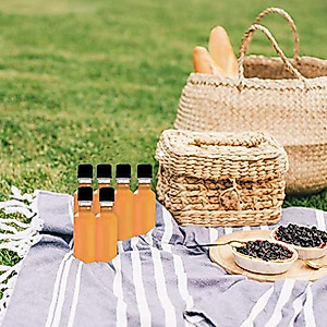 Mini Liquor Bottles,30 Pack Spirit Bottles with Black Cap,1.7oz Plastic Alcohol Shot Bottles for Party Favors,Weddings