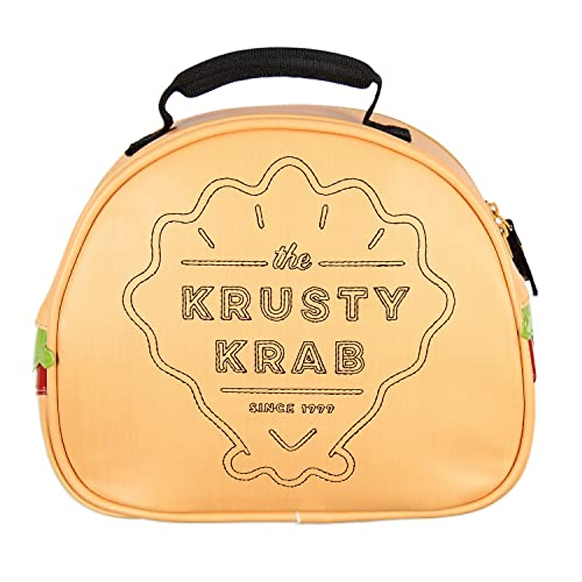 INTIMO Nickelodeon SpongeBob SquarePants Krabby Patty Single Compartment Lunch Box Bag
