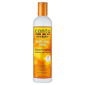 Cantu Conditioning Creamy Hair Lotion with Shea Butter for Natural Hair, 12 fl oz