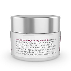 Natural Bee Venom Face Lift Treatment Cream with Active Manuka Honey, Shea, Cocoa Butter, and Jojoba – Nature’s Most Powerful Solution!