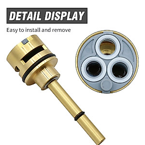 Zreneyfex RP51919 6 Setting Diverter Cartridge Assembly, Replacement for Delta Faucet Valve Body R11000 R2200