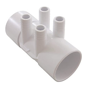 Waterway Spa Manifold 2in. S x 2in. S 4-Port 3/4in. Rib Barbed 672-7110
