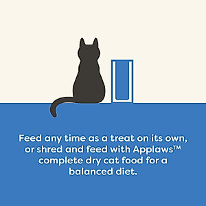Applaws Natural Cat Treats, 12 Count, Grain Free Cat Treats, Single Ingredient Treats for Cats, Whole Salmon Loin, 12 x 1.06oz