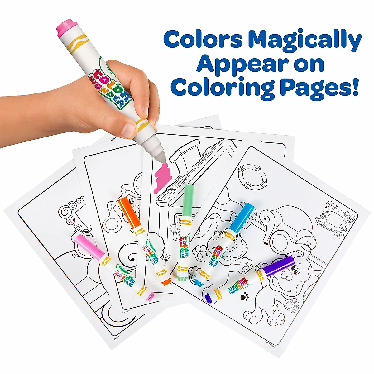 Crayola Blue's Clues Color Wonder Set - Mess-Free Fun for Kids