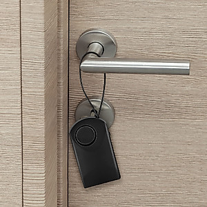 Door Handle Alarm, Home Security Touch Door Sensor 120db Anti Theft Security Alarm Door Knob for Home/Office/Shop/Bank