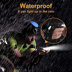 Gifts for Men Him Dad, LED Flashlight Gloves, Cool Gadgets Birthday Gifts for Boyfriend Hands-Free Lights Fingerless Gloves for Car Repairing, Night Fishing, Running, Camping, Hiking