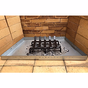 Hi-Flame Log Grate Heavy Duty Solid Steel Burning Fireplace Wood Stove Firewood Holder, 13 INCH, 13 x 10 x 4 Inch Matt Black