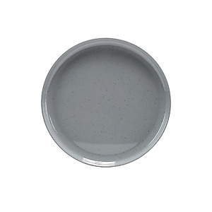 12 Pcs Melamine Dinnerware Sets, Plates and Bowls Sets, Dishes Set for 4, Melamine Plates, Outdoor Dinnerware Set, Lightweight, Unbreakable, Dishwasher Safe,BPA Free (Grey）