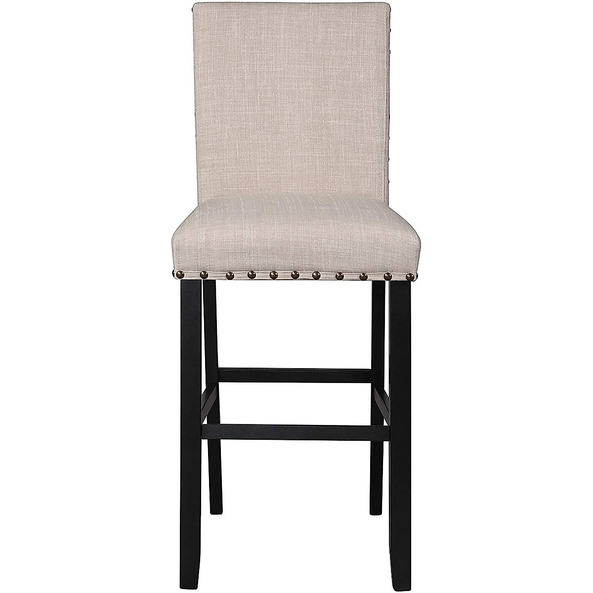 New Classic Furniture Crispin Bar Chair, 2-Pack, Natural