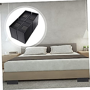 Homoyoyo 4pcs Heightening Pads Chair Foot Pads Vintage Bed Frame Metal Bed Frame Couch Feet White Bed Desk Risers for Desk Legs Bed Risers 4 Inch Couch Lifters for a Sofa Bed Frame Risers