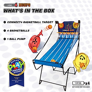 EastPoint Sports Connect 4 Hoops Indoor Basketball Arcade Game for Home, Rec Room or Man Cave - Fun for Adults, Kids & Family