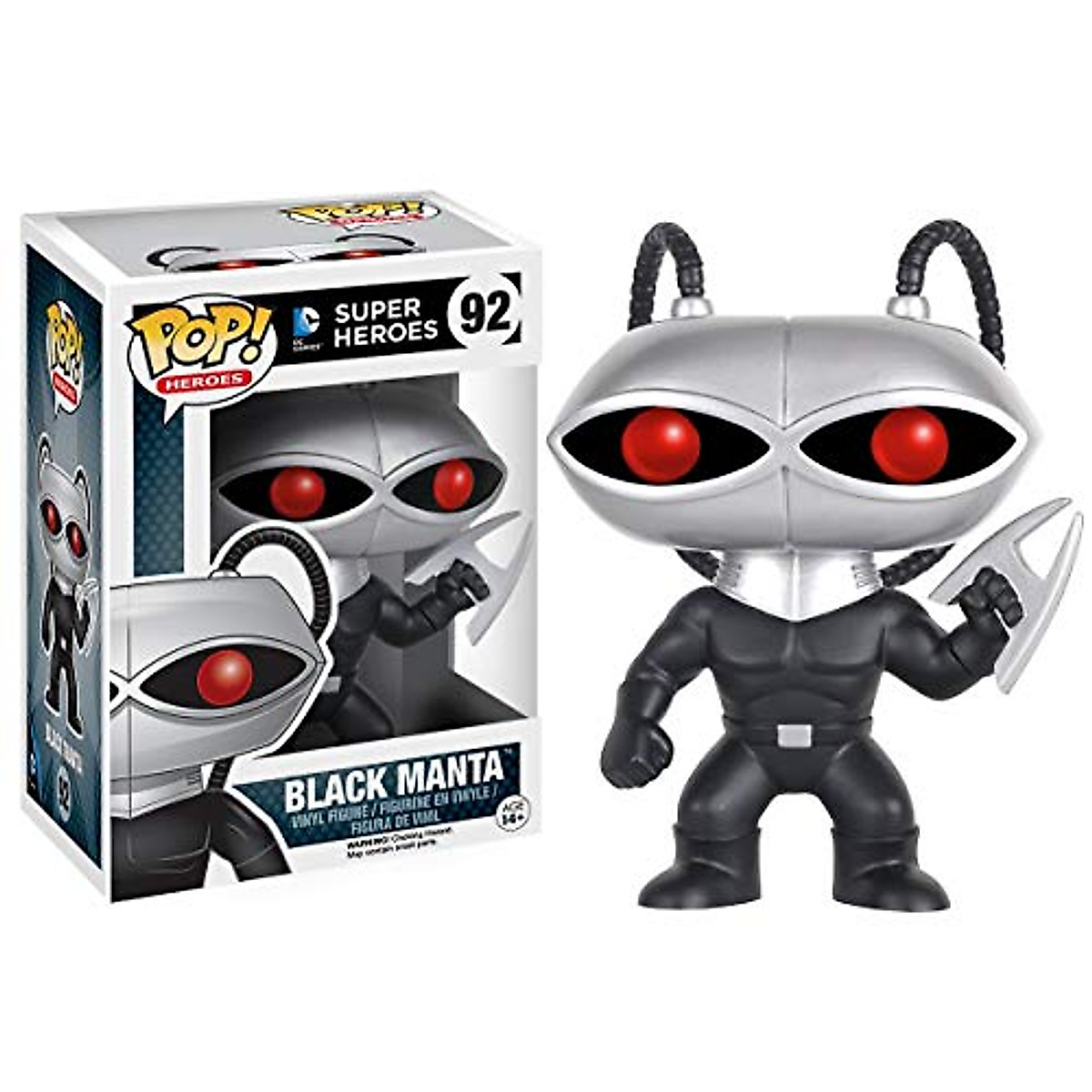 Funko POP Heroes: Black Manta Action Figure