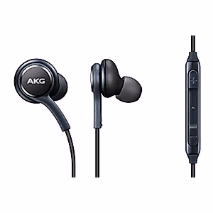 OEM Stereo Headphones w/Microphone for Samsung Galaxy S8 S9 S8 Plus S9 Plus Note 8 - Designed by AKG - 100% Original