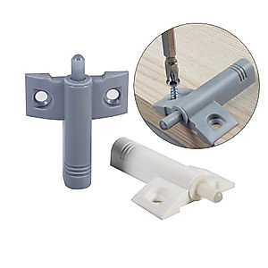 20Pcs/Lot Plastic Damper Buffer Door Stop Drawer Soft Quiet Close Closer Damper Buffers for Kitchen Cabinet Door(white)