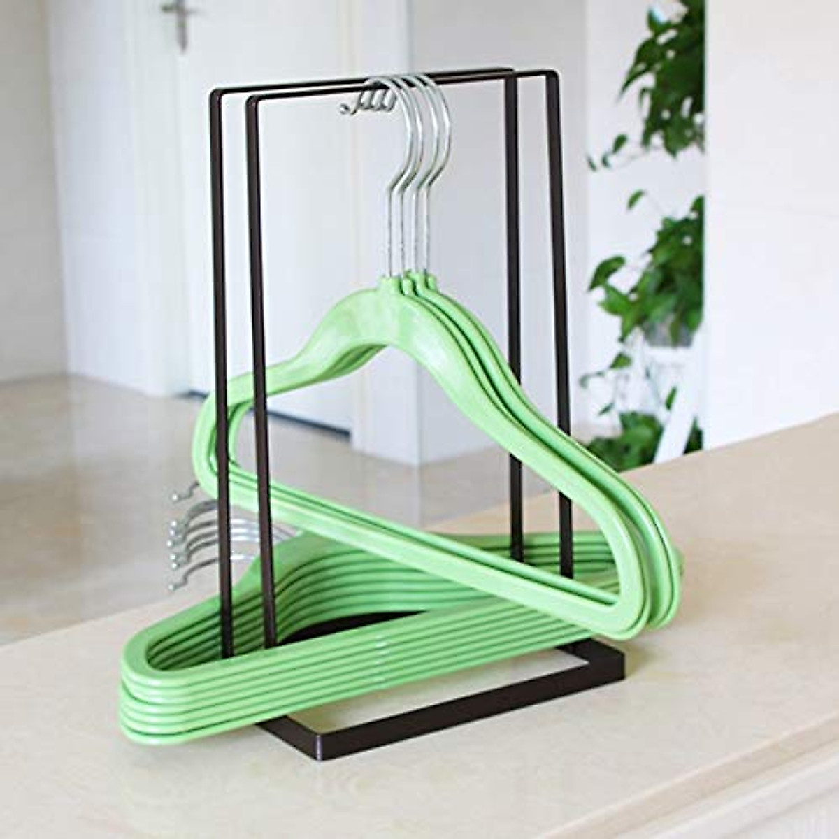 Frobea Hanger Storage Organizer, Hanger Stacker for Laundry Closet, Hanger Stand for Adult or Child Hangers