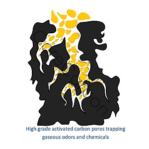 CoreCarbon 6-Pack Exact Fitment Carbon Pre-Filter Designed to Fit Honeywell Model HTT-022, Pet CleanAir HHT-013-HD, HHT-016-MP and HEPAClean Models HHT-011, 16200