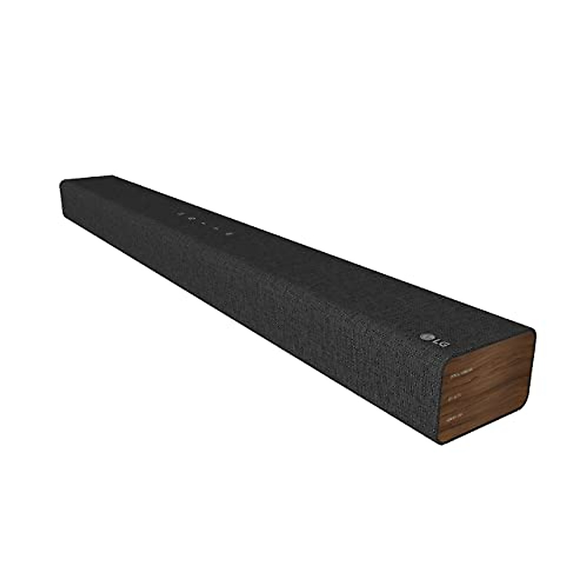 LG SP2 2.1 Channel 100W Sound Bar with Built-in Subwoofer in Fabric Wrapped Design – Black (Renewed)