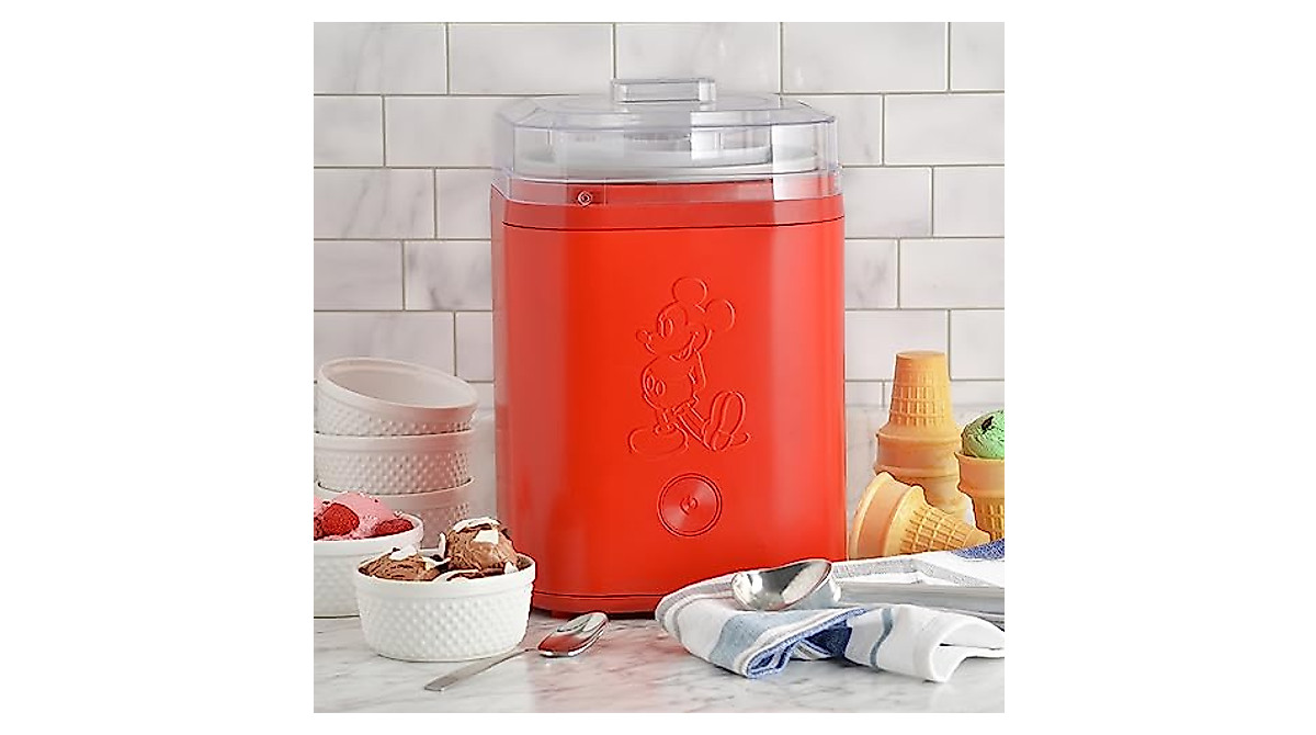Disney Mickey Mouse 2 Quart Electric Ice Cream Maker – Fun & Easy ...