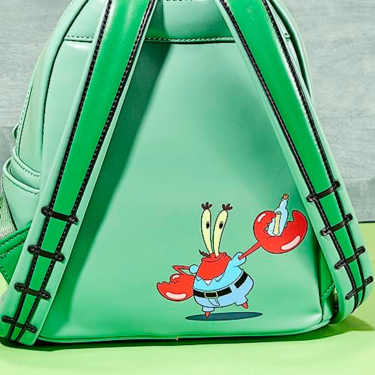 Loungefly Spongebob Squarepants: Plankton Lenticular Mini-Backpack, Amazon Exclusive