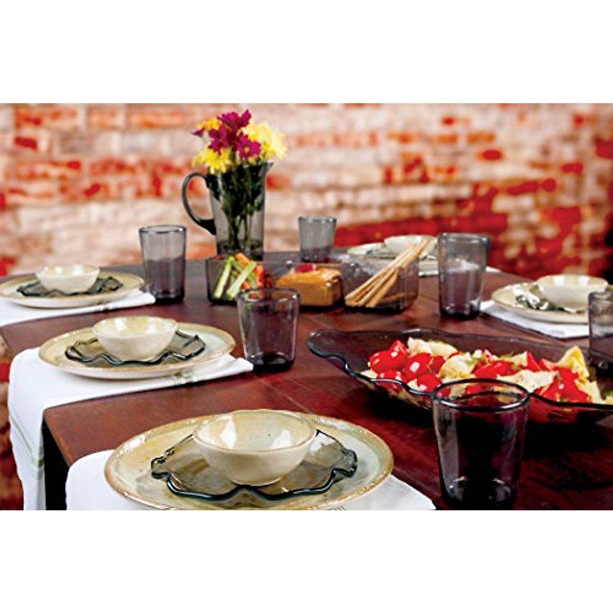 Carlisle FoodService Products GA5501270 Gathering Melamine Dip/Salsa Bowl, 6 oz., 4.5", Adobe (Pack of 12)