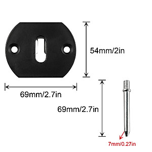 JCBIZ 4 Sets 68mm Plastic Sofa Sectional Furniture Connector Pin Buckle Multifunctional Sofa Connecting Buckle Eye-Splice Two in One Assembly and Disassemble of Sofa