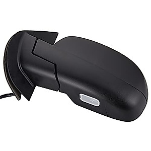 ZAPOSTS Side View Mirror Fit for 07-13 Chevy Silverado 1500 2500 HD 3500 HD,GMC Sierra 1500 2500 HD,GMC Yukon/Yukon XL 1500 Power Heated Manual Folding with Arrow Turn Signal Puddle Light Driver Side