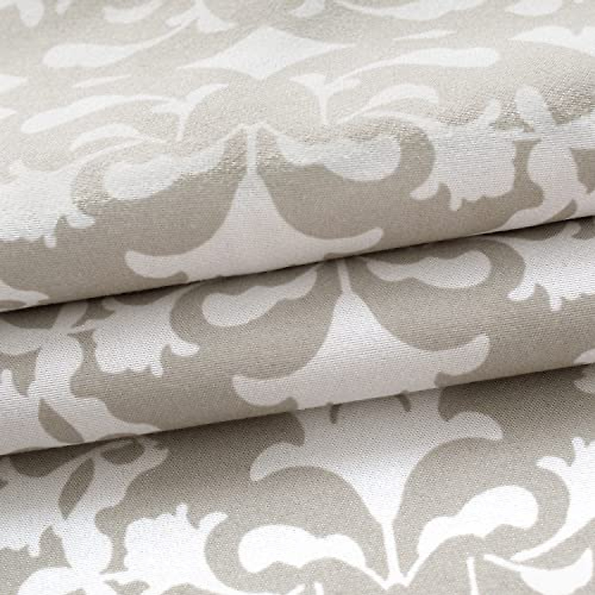 DriftAway Curtains for Bedroom Room Darkening Blackout Curtain 84 Inch Medallion European Floral Drapes for Living Room Damask Pattern Lined Window Treatments Grommet 2 Panels