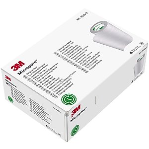 3M™ Micropore™ Surgical Tape 1530-3, 3 inch x 10 yard (7,5cm x 9,1m), 4 rolls/box